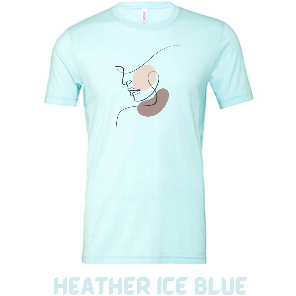 Abstract Woman Face Shirt Face Design Line Art Drawing Tee - Etsy