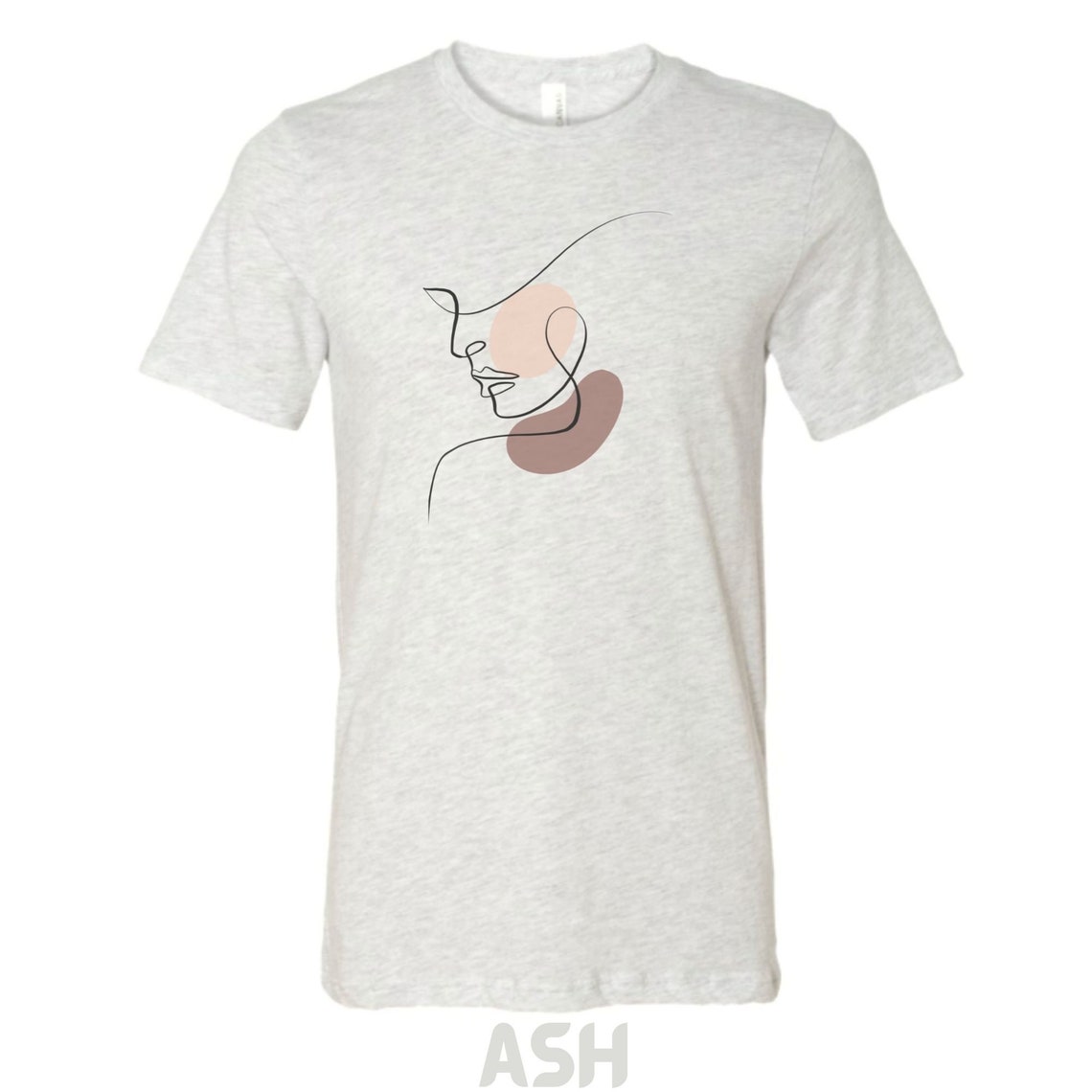 Abstract Woman Face Shirt Face Design Line Art Drawing Tee - Etsy