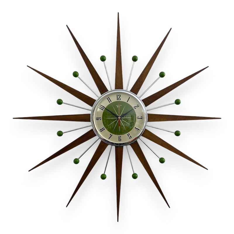Starburst Clock - Etsy