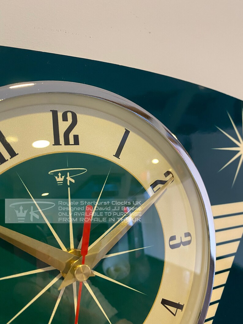 Royalexe Handmade Radio Grill Wall Clock in Teal Green From - Etsy