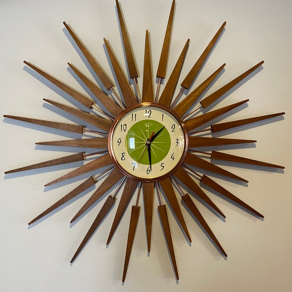 Starburst Clock - Etsy