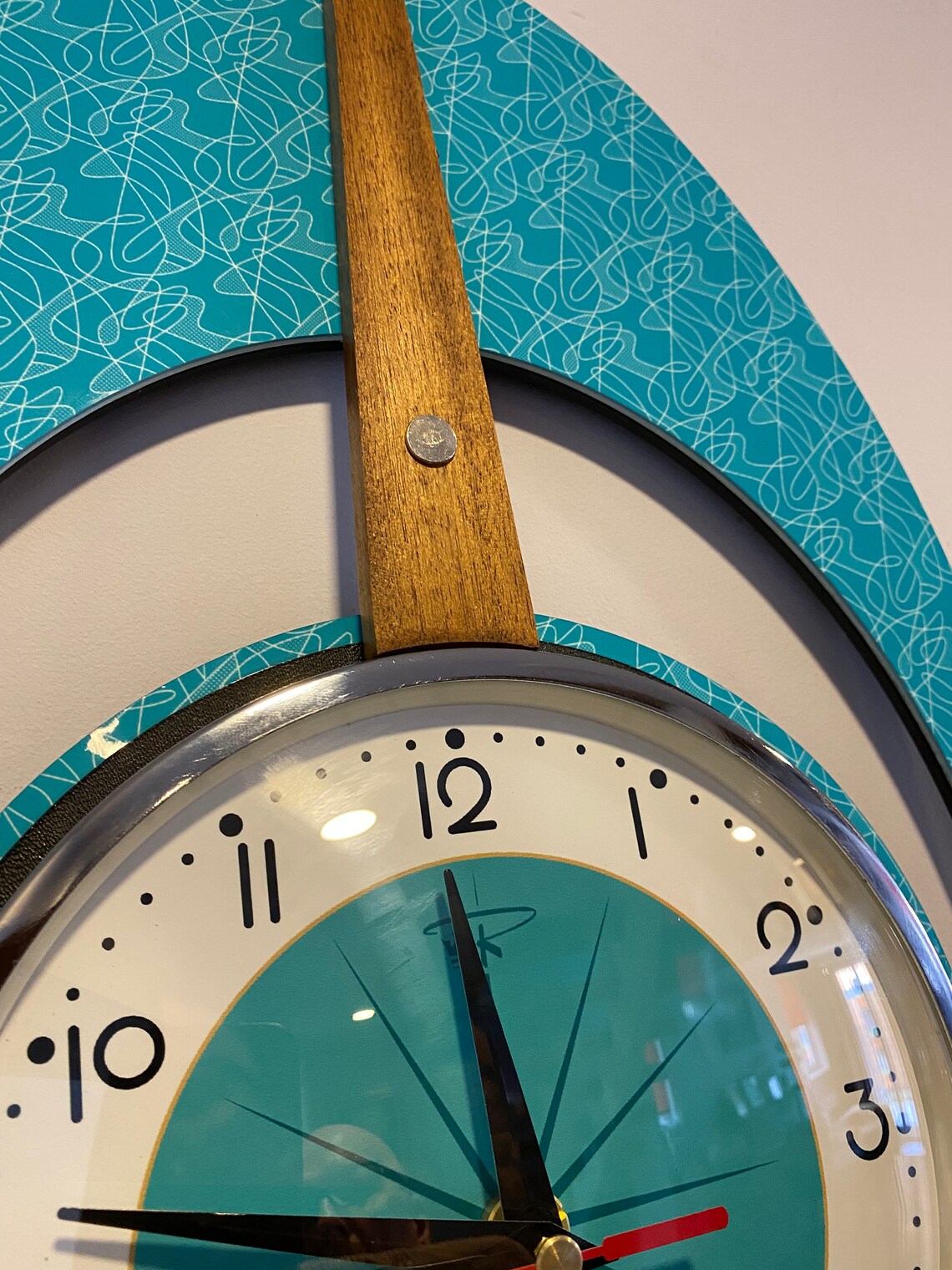 Large 27 Inch Mid Century Style Starburst Clock by Royale - Etsy