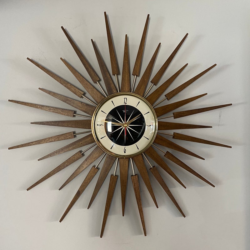 Starburst Clock - Etsy