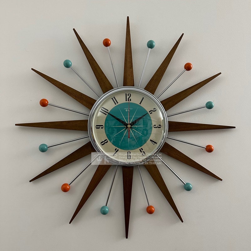 Starburst Clock - Etsy
