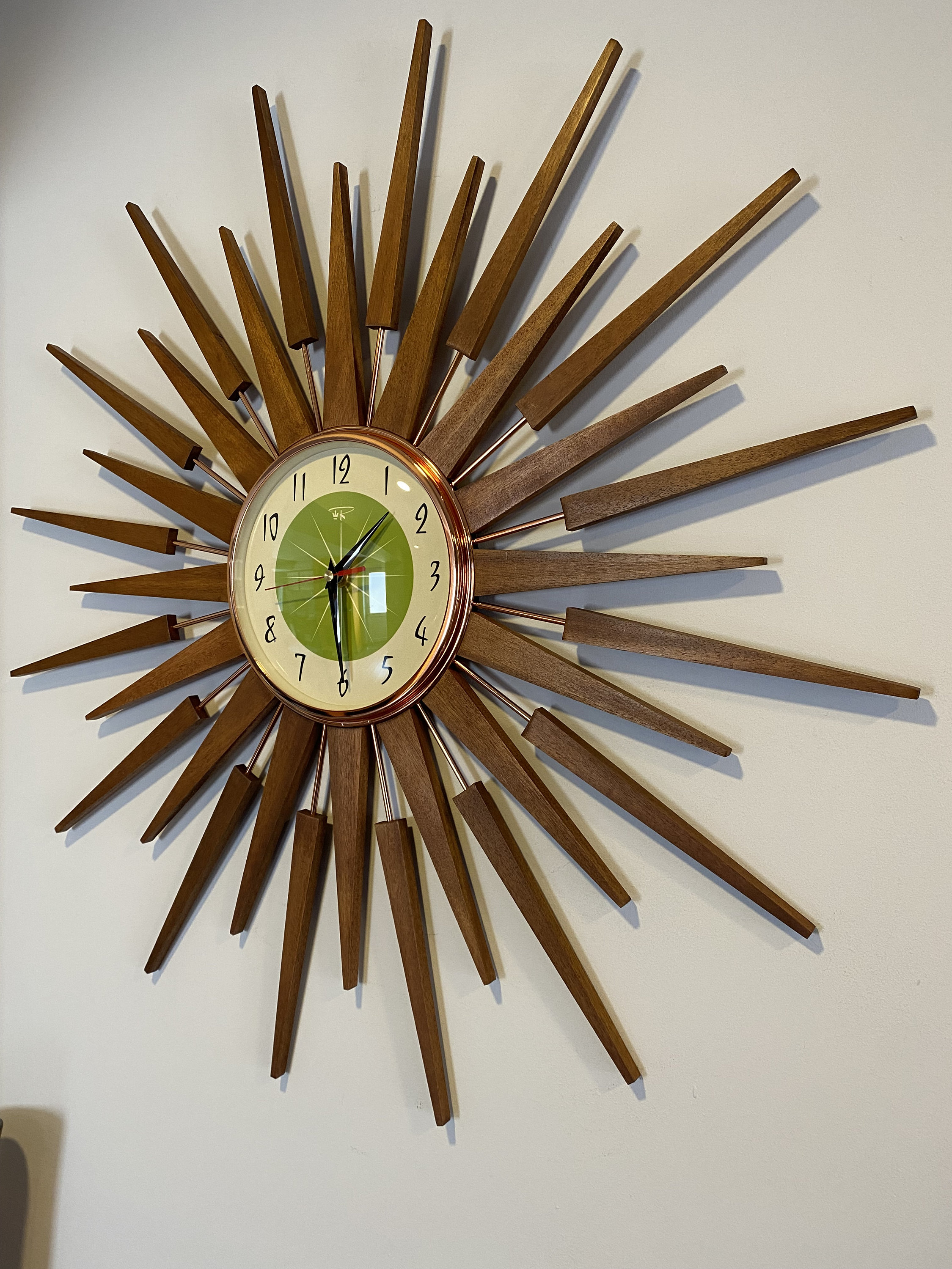 27 Inch Hand Made Mid Century Style Starburst Clock by Royale - Etsy