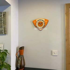 Colour Etched Trianguloid Laminate Caravan Wall Clock From Royale ...