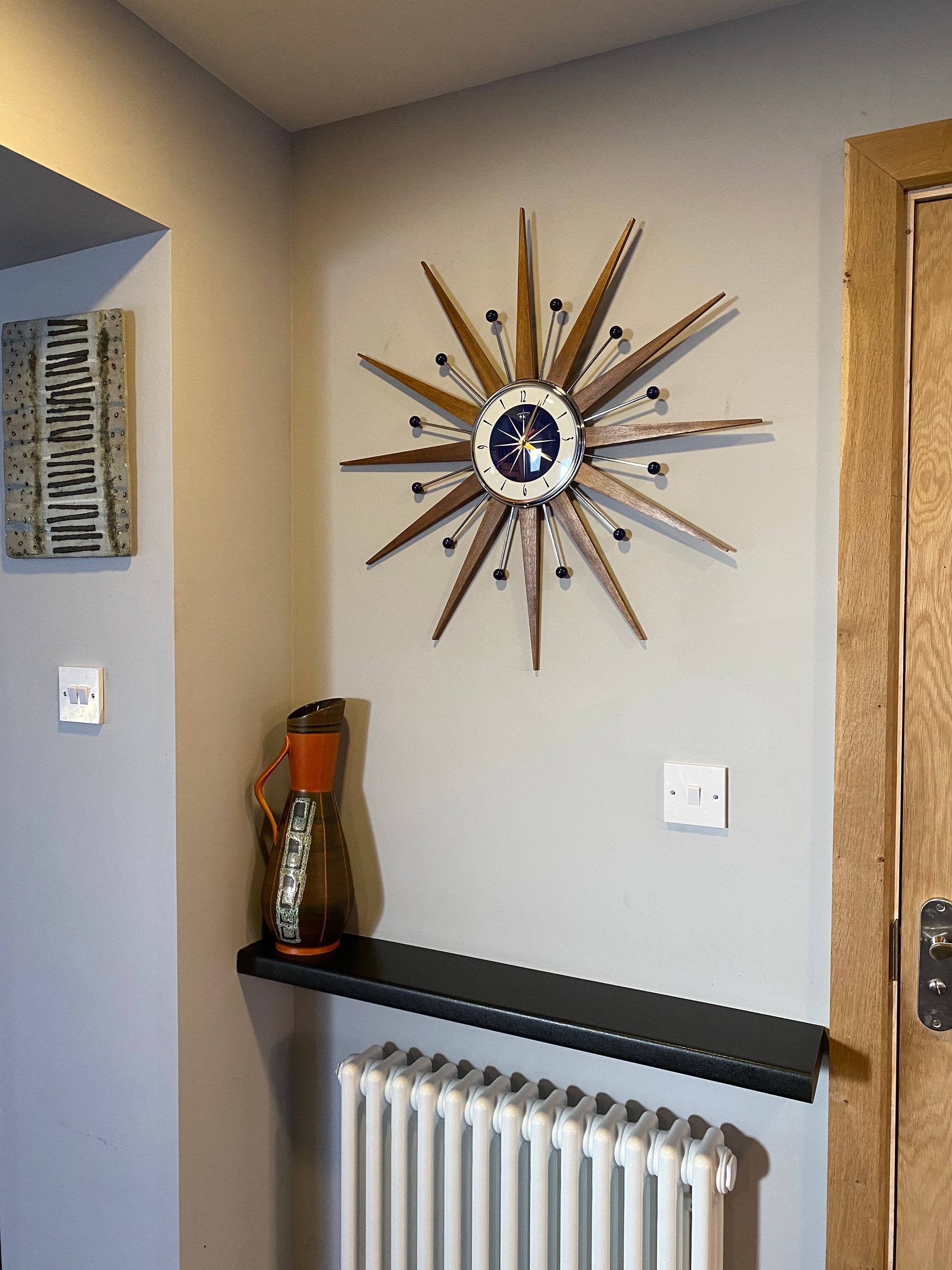 27 Inch Hand Made Mid Century Style Starburst Clock by Royale - Etsy