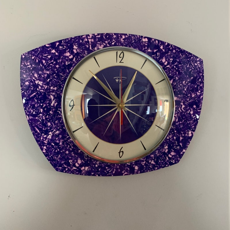 Purple Clocks - Etsy UK