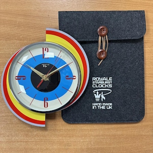 Mid Century Modern Wall Clock - Atomic, Jetsons, Retro Style for Home ...