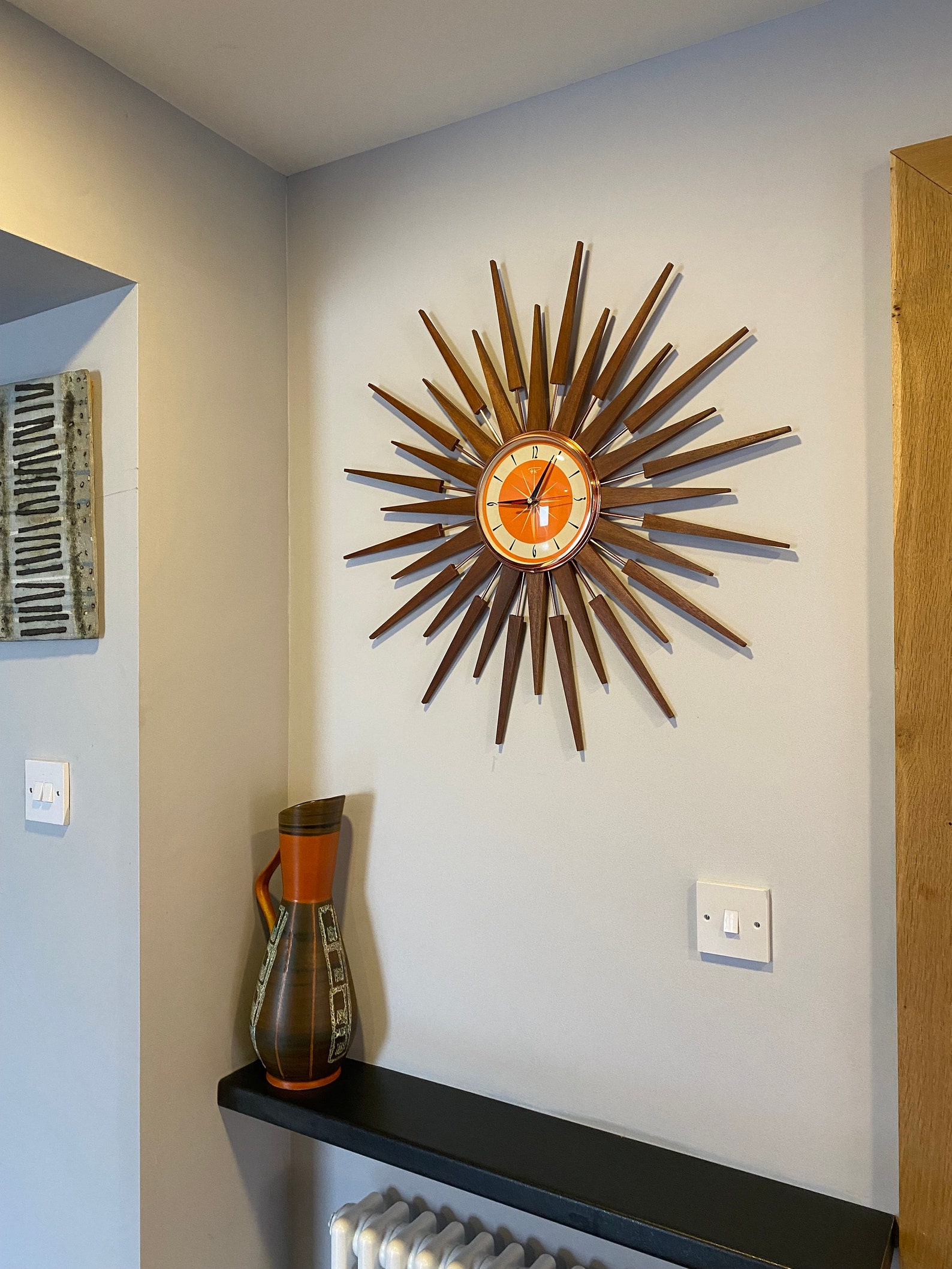 27 Inch Hand Made Mid Century Style Starburst Clock by Royale - Etsy