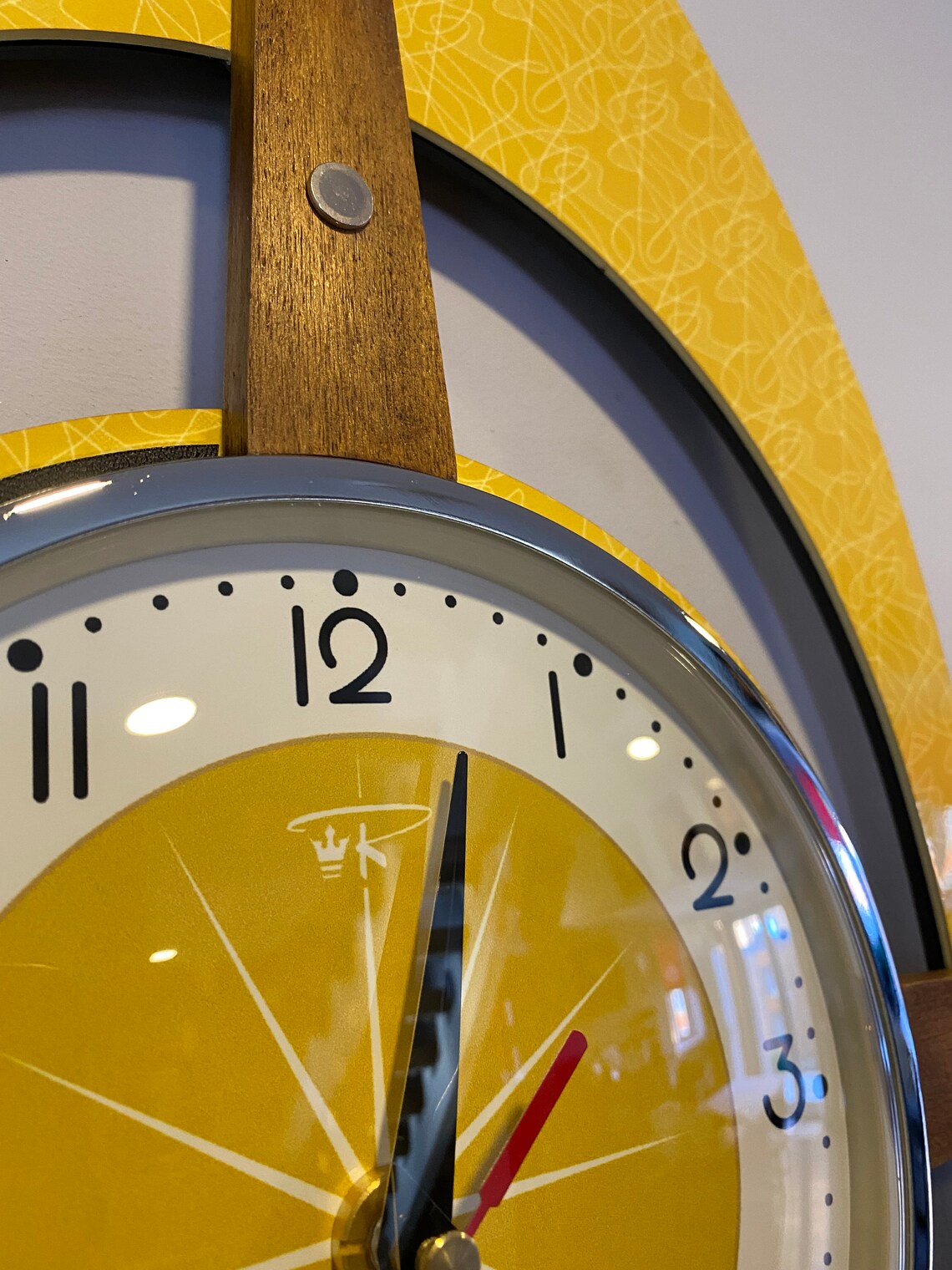 Large 27 Inch Mid Century Style Starburst Clock by Royale - Etsy