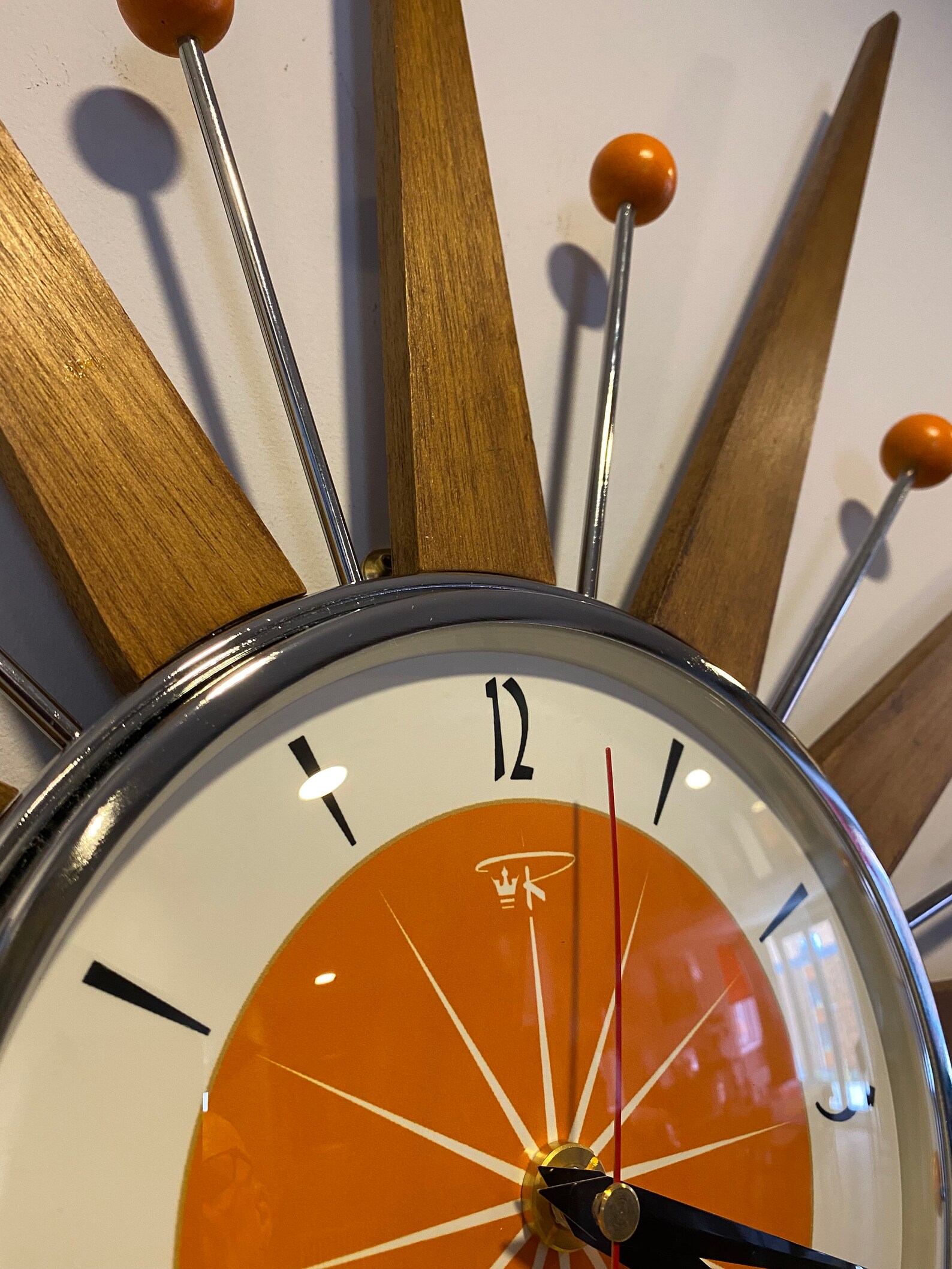 27 Inch Hand Made Mid Century Style Starburst Sunburst Clock - Etsy