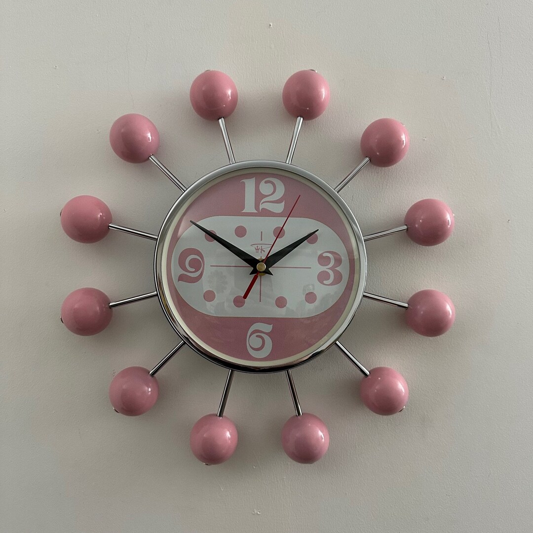 British Made Silent Ball Burst Clock by David Breese for Royale - Funky ...