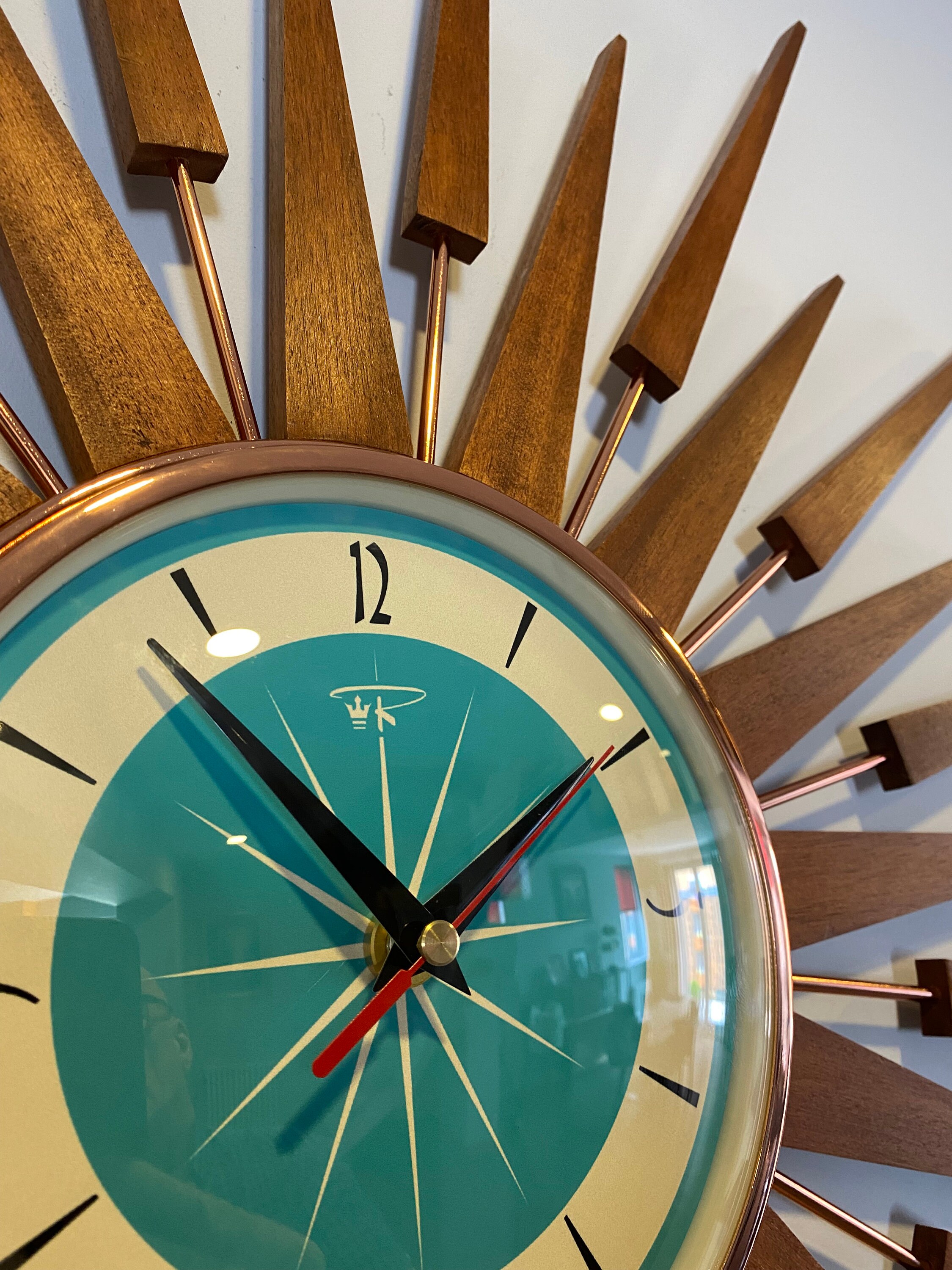 27 Inch Hand Made Mid Century Style Starburst Clock by Royale - Etsy