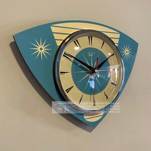 Colour Etched Trianguloid Laminate Caravan Wall Clock From Royale ...