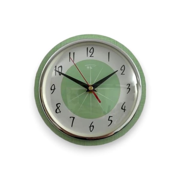 Retro Kitchen Clock - Etsy