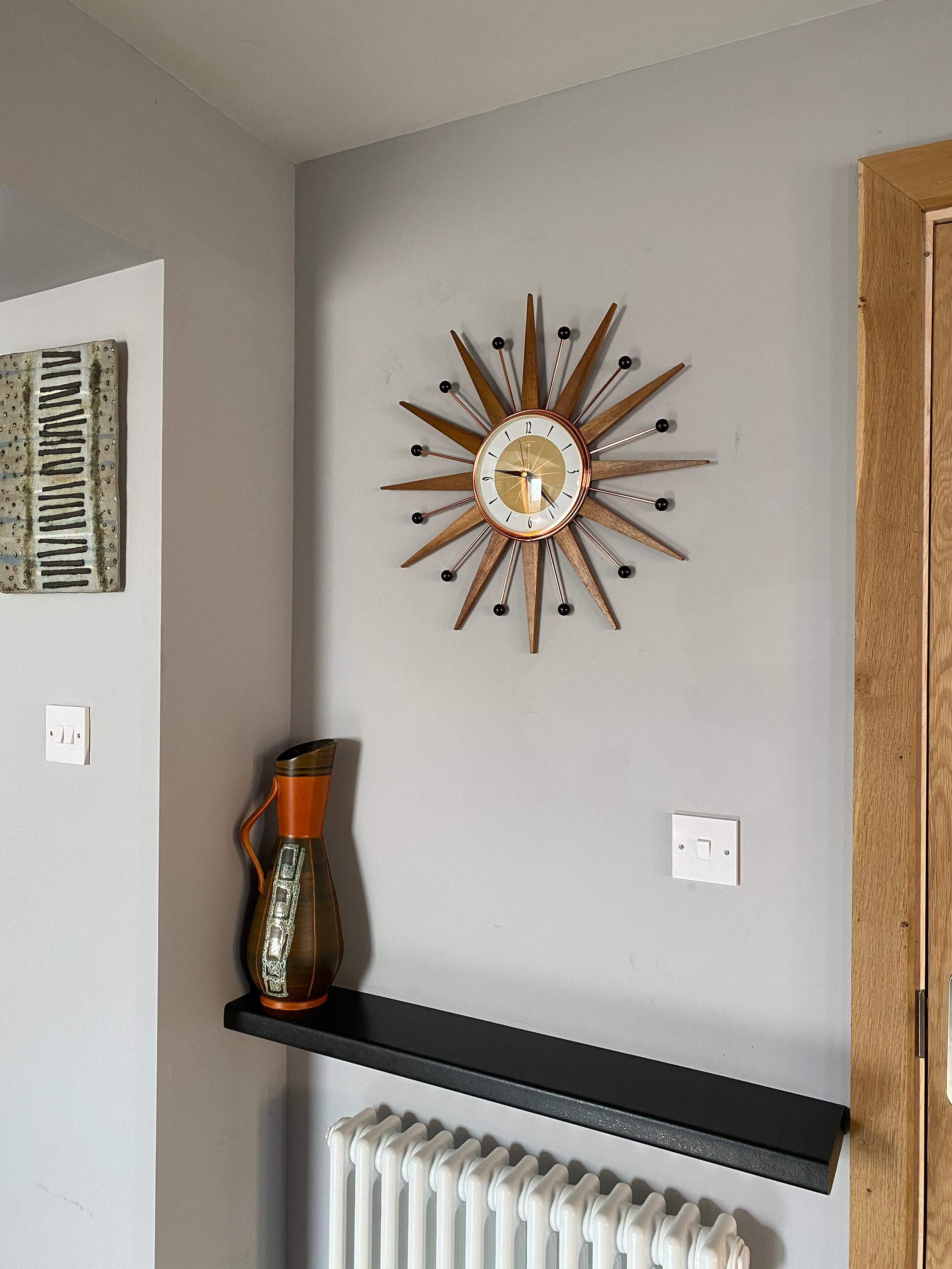 21 Inch Hand Made Mid Century Style Starburst Clock by Royale - Etsy