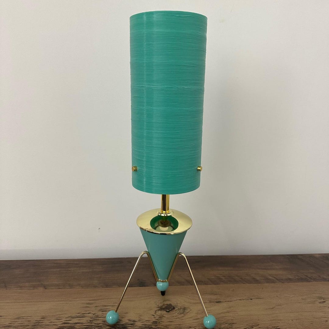 Mid Century Modern Style Sputnik Rocket Lamp by Royale British Made ...