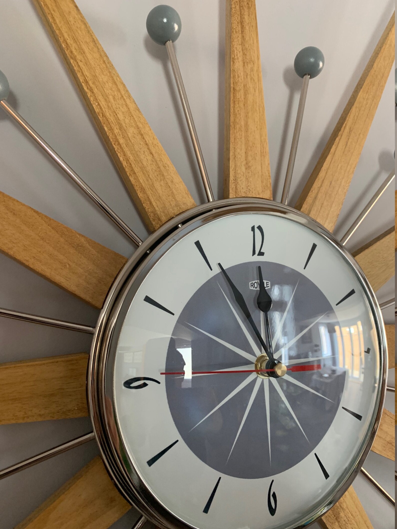 27 Inch Hand Made Mid Century Style Starburst Clock by Royale | Etsy