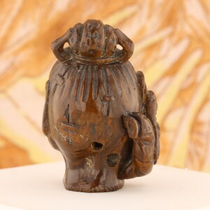 Antique Japanese Netsuke Japanese Monster Demon Face. Horror - Etsy
