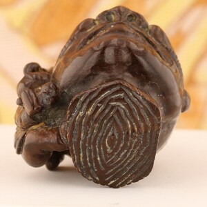 Antique Japanese Netsuke Japanese Monster Demon Face. Horror Netsuke ...
