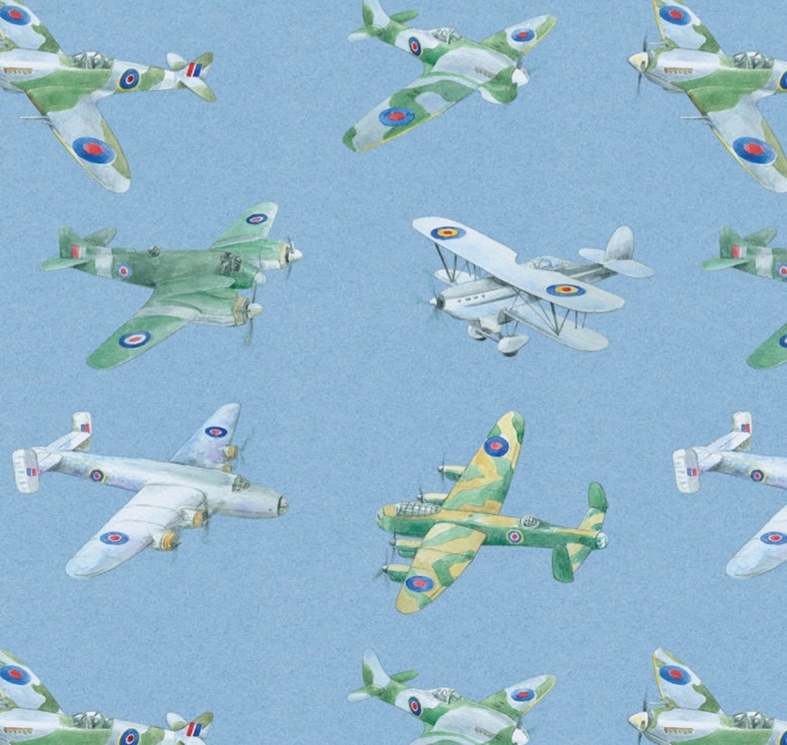 Plane, Aeroplane, Airplane Wrapping Paper Recycled and Recyclable 2 ...