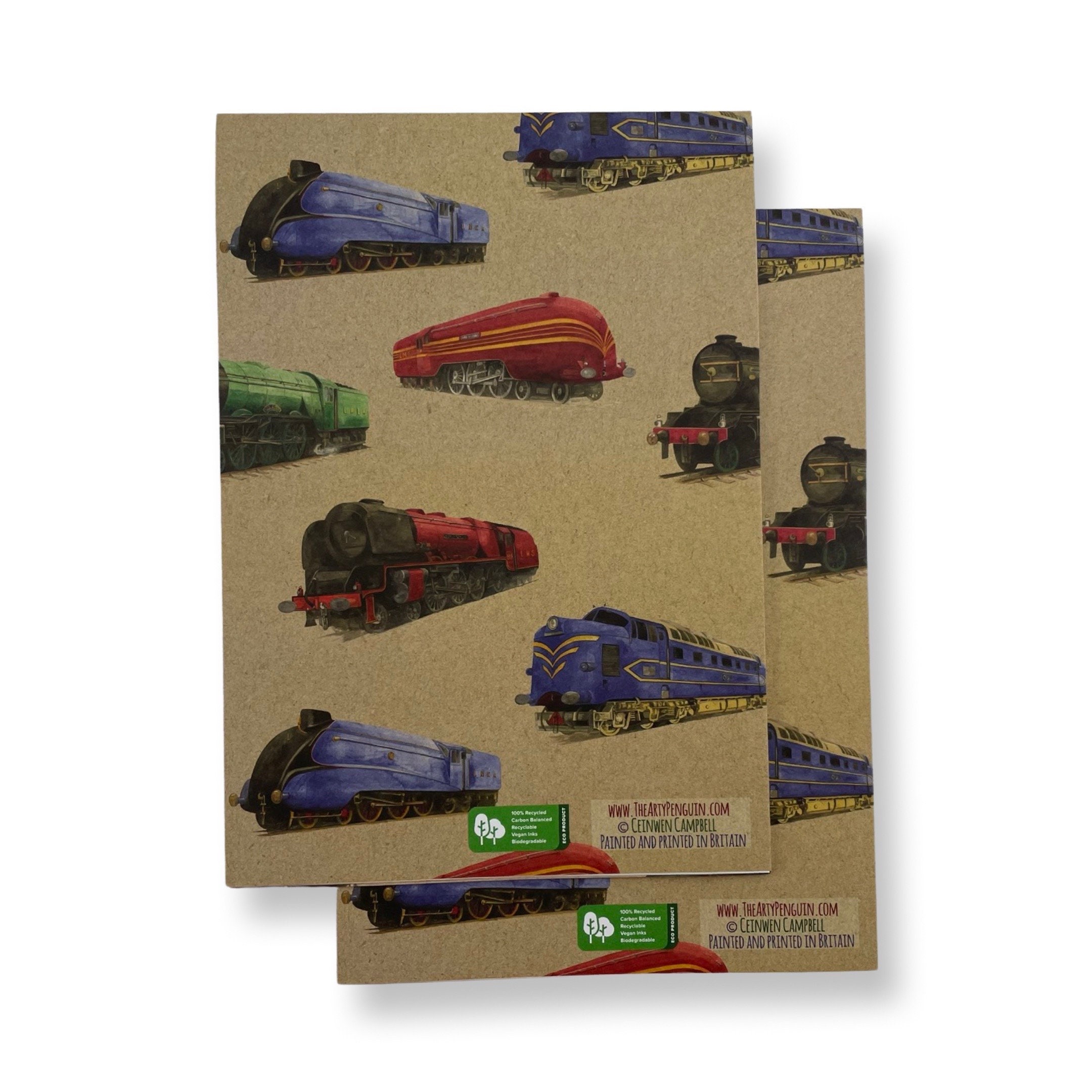 Stream Train Gift Wrapping Recycled Steam Engine - Etsy Ireland