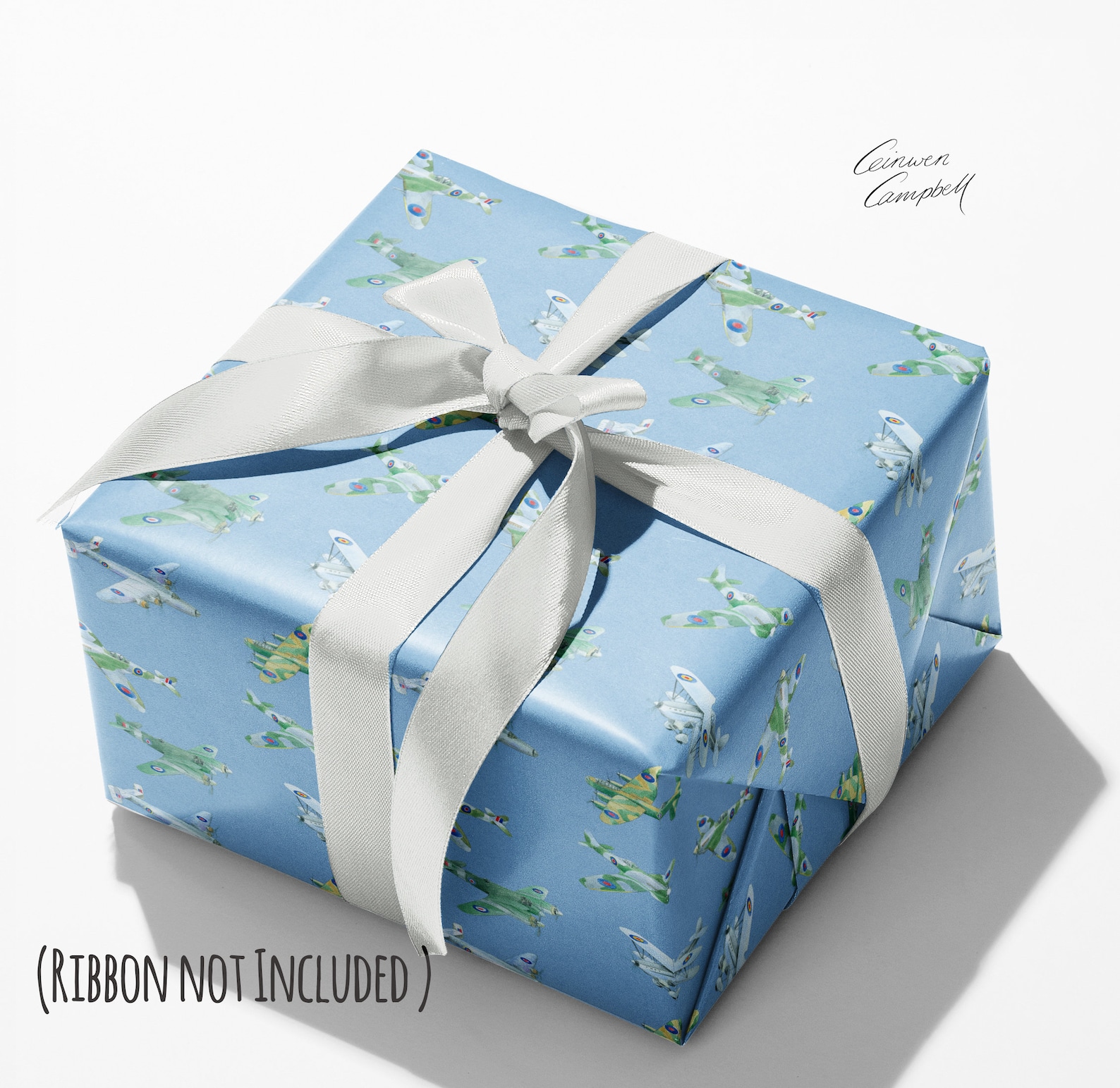 Plane, Aeroplane, Airplane Wrapping Paper Recycled and Recyclable 2 ...