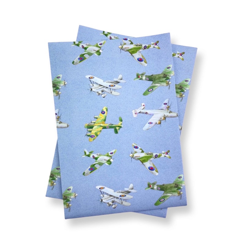 Plane, Aeroplane, Airplane Wrapping Paper Recycled and Recyclable 2 ...