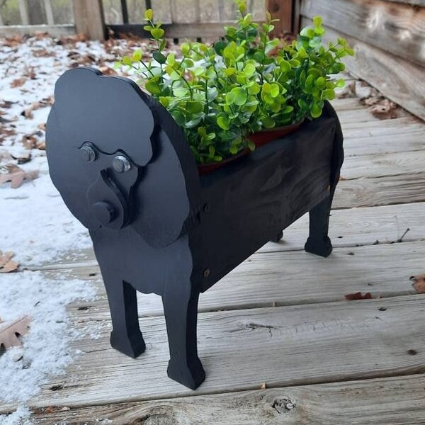 Poodle Planter - Etsy