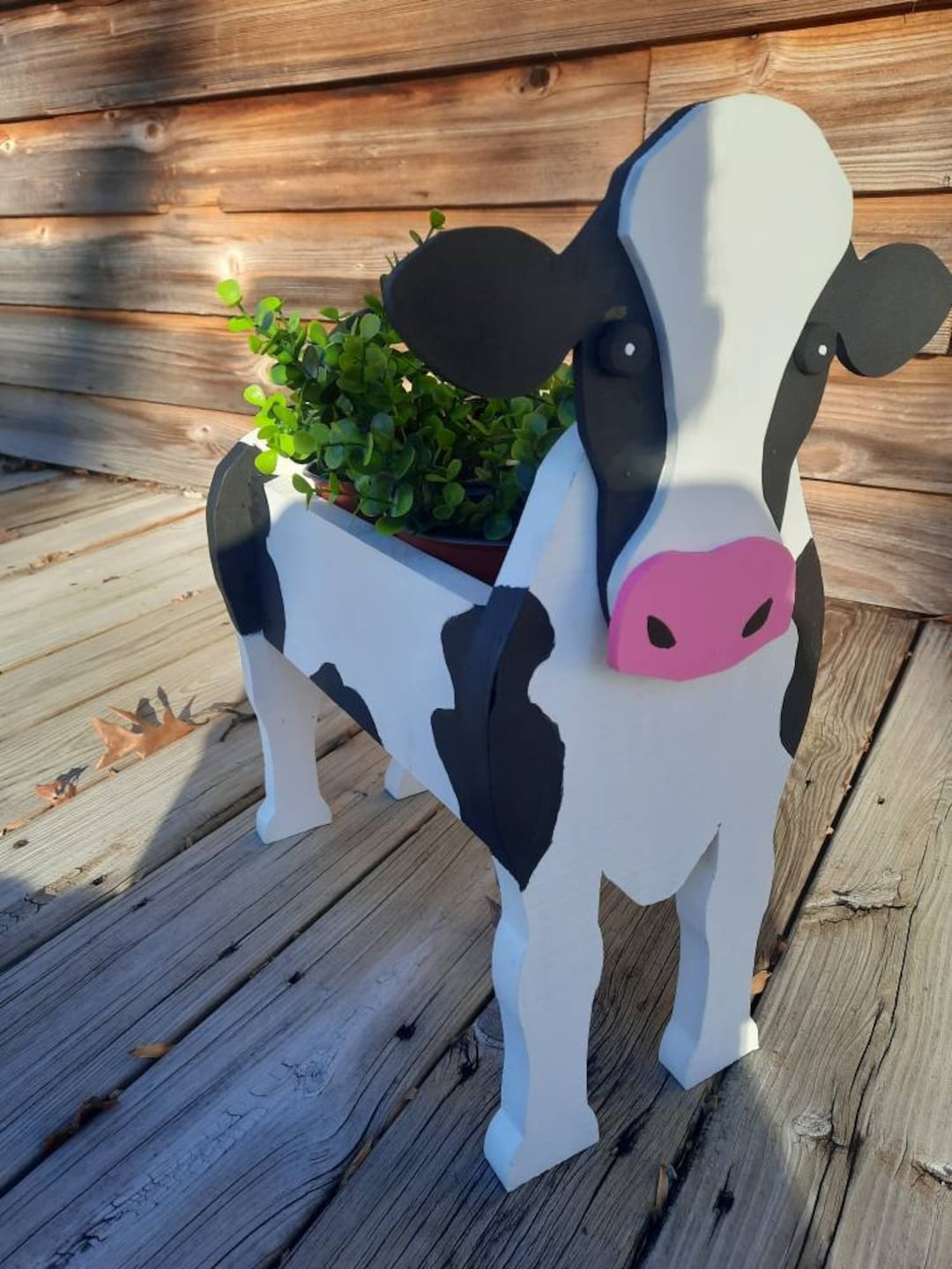 Cow Flower Planter, Wood Planter, Farm Gift, Gift for Her, Gift for Him ...