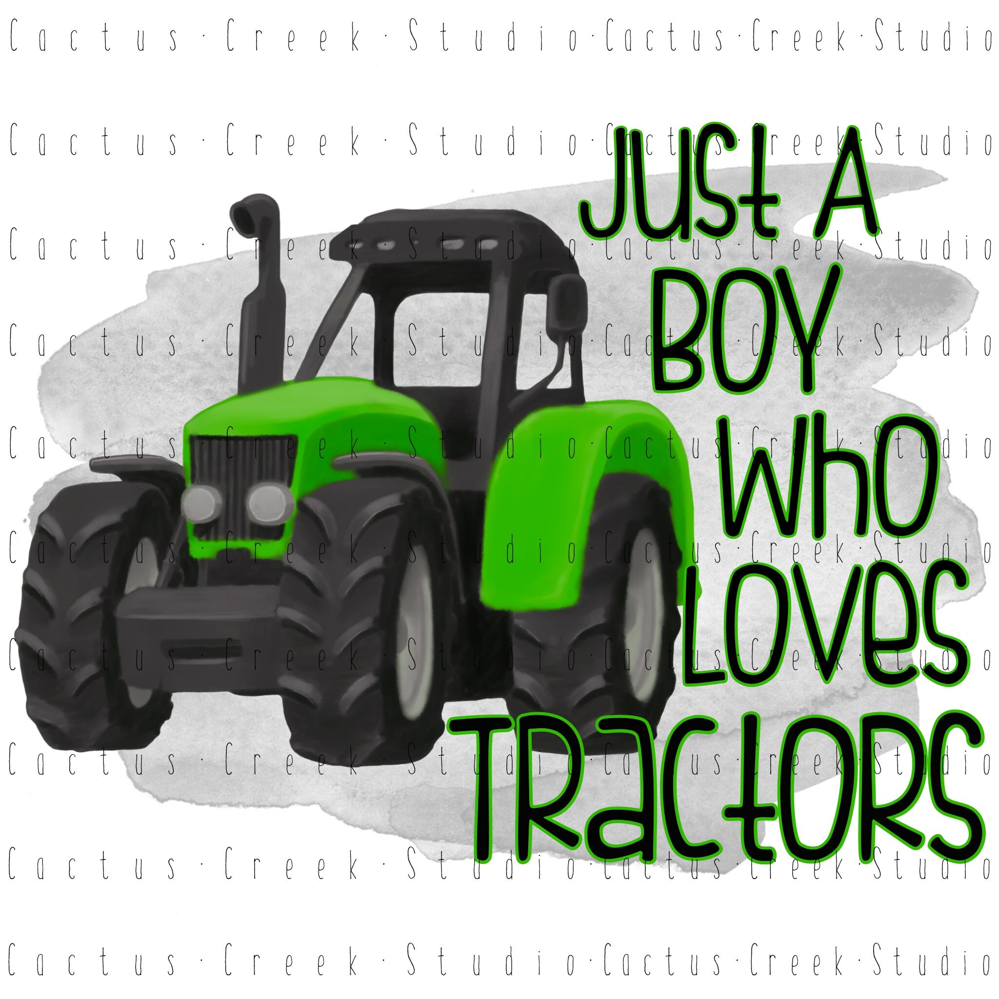 Just A Boy Who Loves Tractors | PNG File | Sublimation | Digital ...