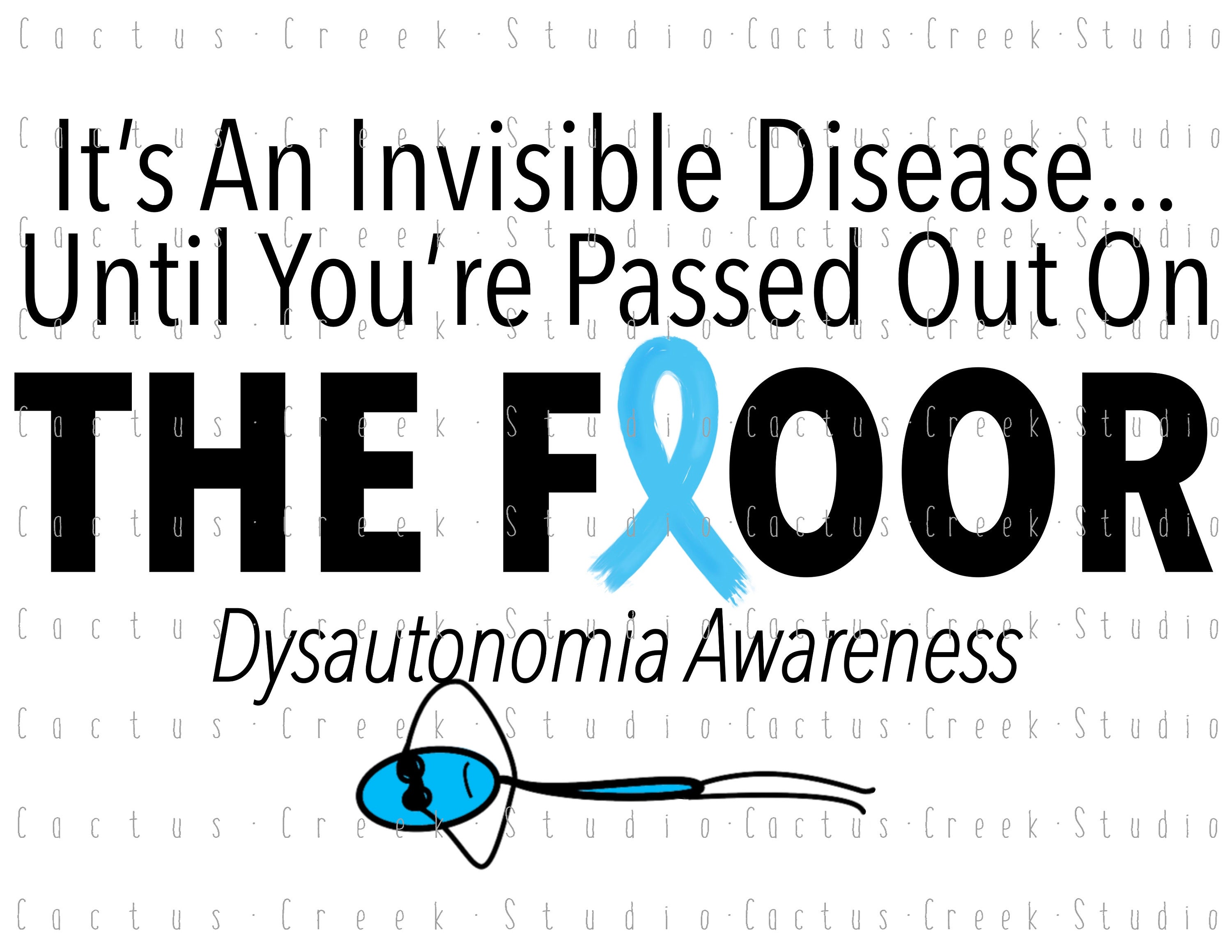 Pots Awareness Ribbon