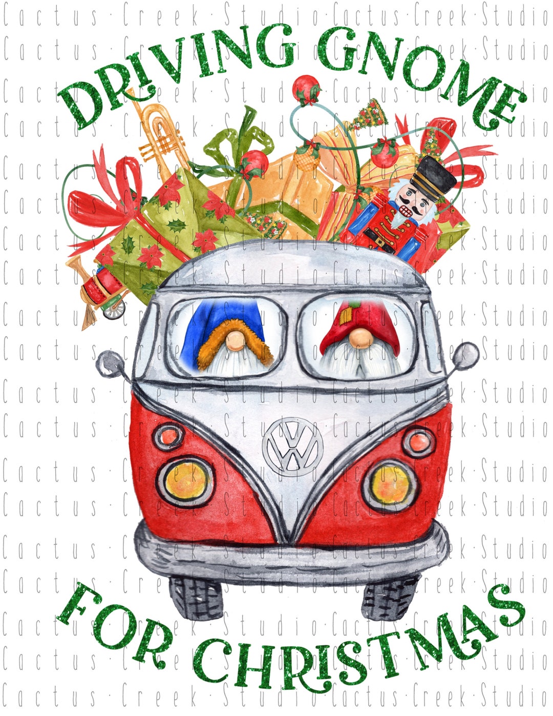 Driving Gnome for Christmas | PNG File | Digital Download | Sublimation ...