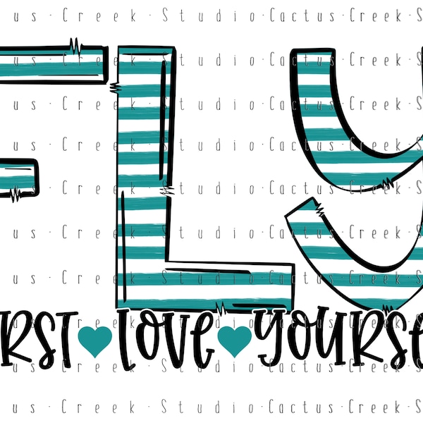 Fly First Love Yourself Svg - Etsy