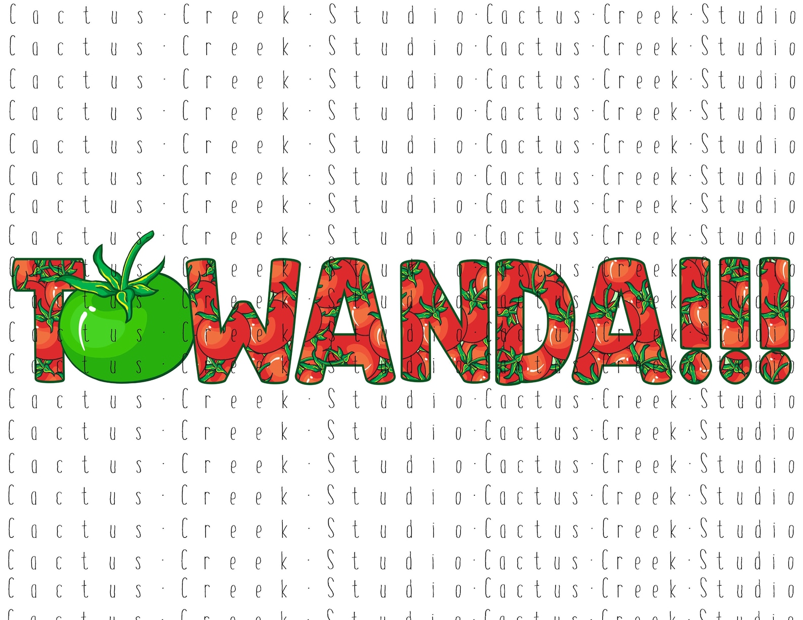 TOWANDA | PNG File | Digital Download | Sublimation | Fried Green ...