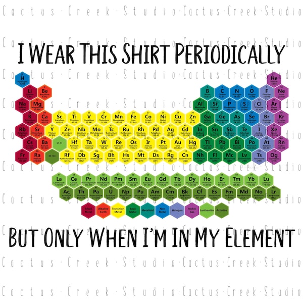 Funny Periodic Table Png - Etsy