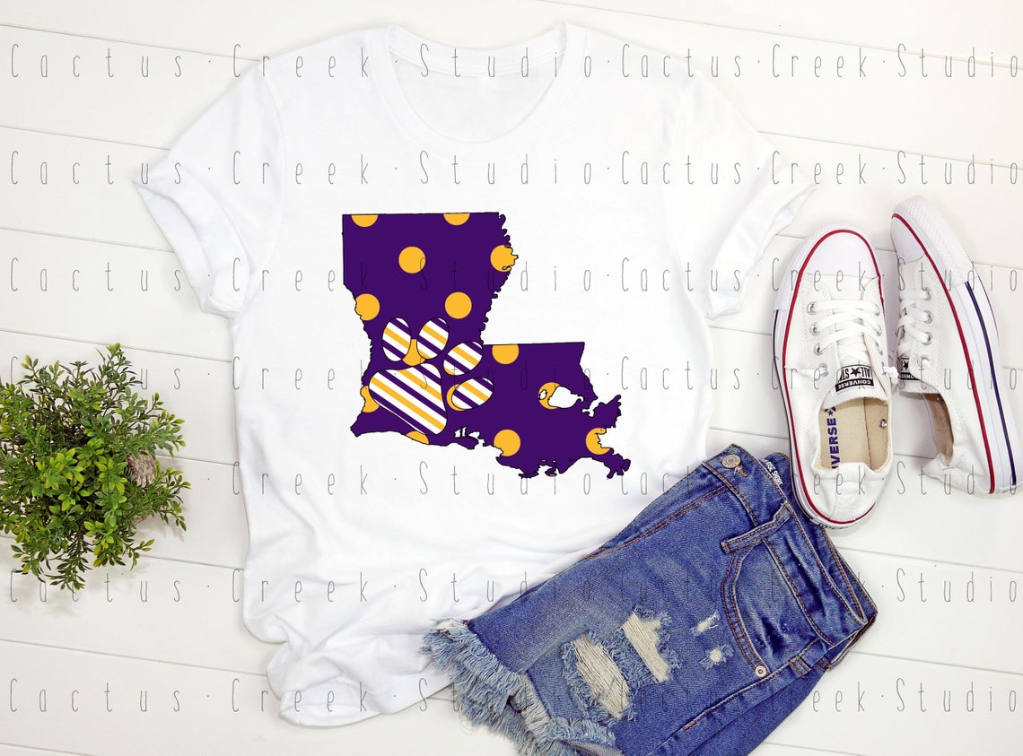 LSU Tiger Paw | PNG File | Digital Download | Sublimation | Louisiana ...