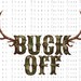 Buck off | PNG File | Digital Download | Sublimation | Antlers | Floral ...