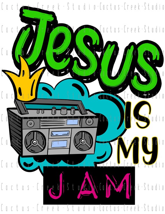 Jesus is My Jam PNG File Digital Download Sublimation | Etsy