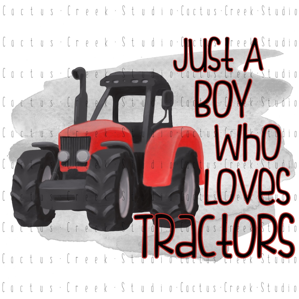 Just A Boy Who Loves Tractors PNG File Sublimation - Etsy