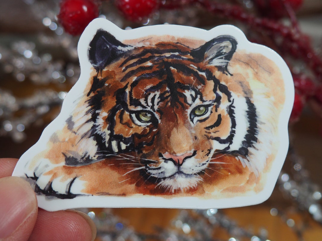 TIGER Sticker | Wildlife Lover's | Vinyl Sticker | Waterproof ...