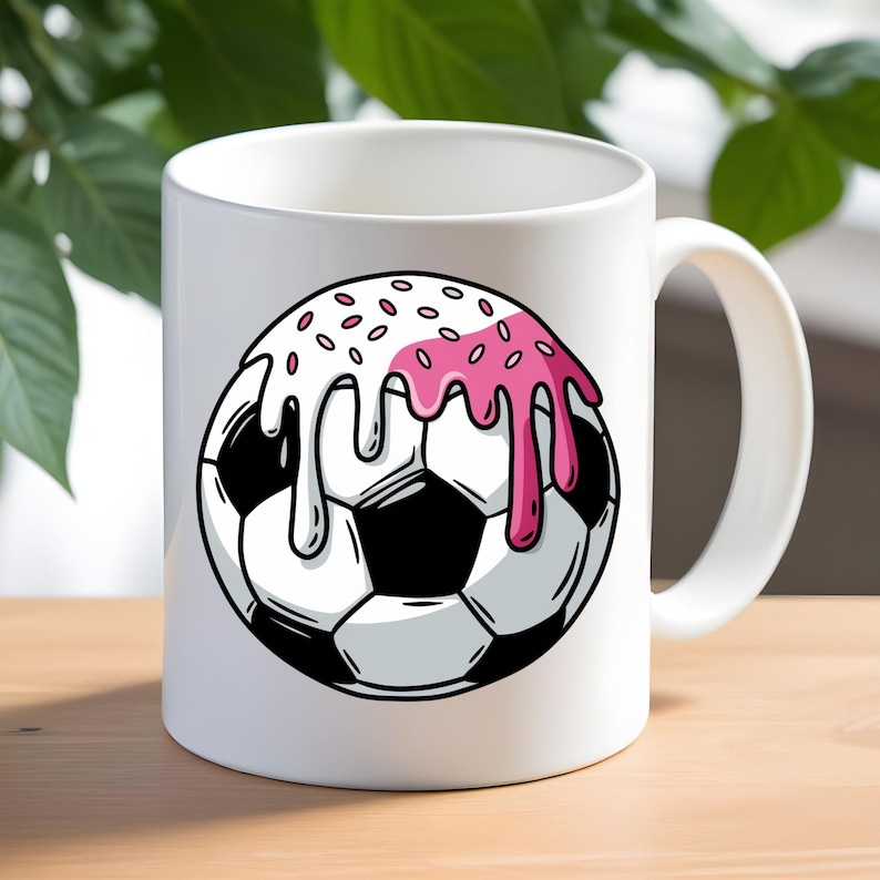 Soccer Ice Cream Drip PNG, Soccer Sport Team Digital File, Soccer Mom ...