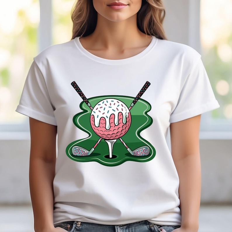 Golf Ice Cream Drip PNG, Golf Sport Team Digital File, Golf Mom ...