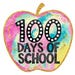 100 Day of School, Apple My Teacher Survived 100 Days of Me Png ...