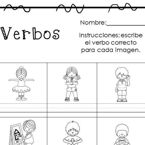 10 Spanish Sentence Practice Worksheets for Kids Printable - Etsy