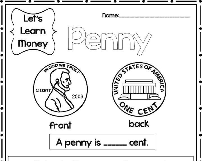 Coins Money Activities Counting Coins Identifying Coins Special ...