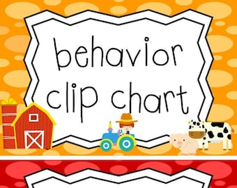 Classroom Behavior Chart Printable - Etsy