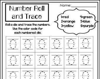 Numbers 16-20 Printable Number Tracing Worksheets - Etsy