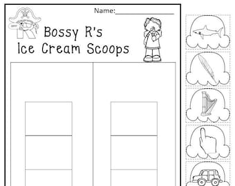 10 Printable Diphthongs Ice Cream Worksheets. Kindergarten-2nd | Etsy